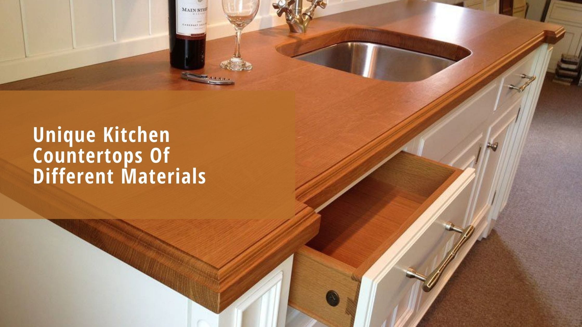 Unique Kitchen Countertops Of Different Materials | JLA